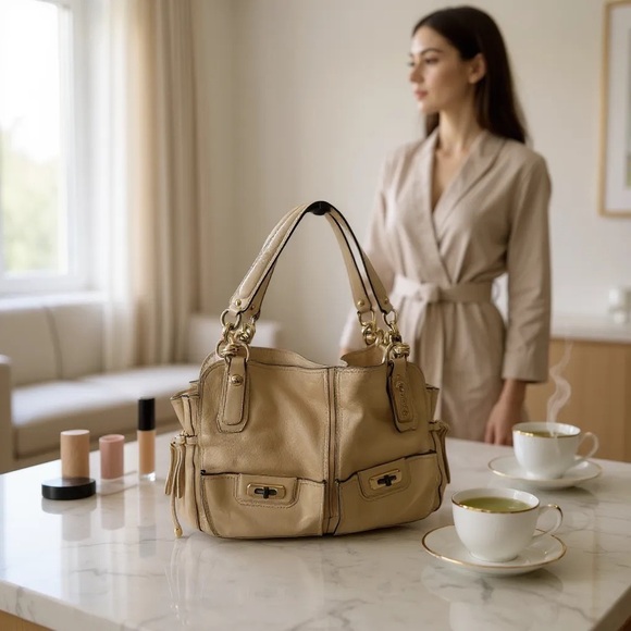 Coach | Bags | Coach Chelsea Flagship Bag Cream | Poshmark